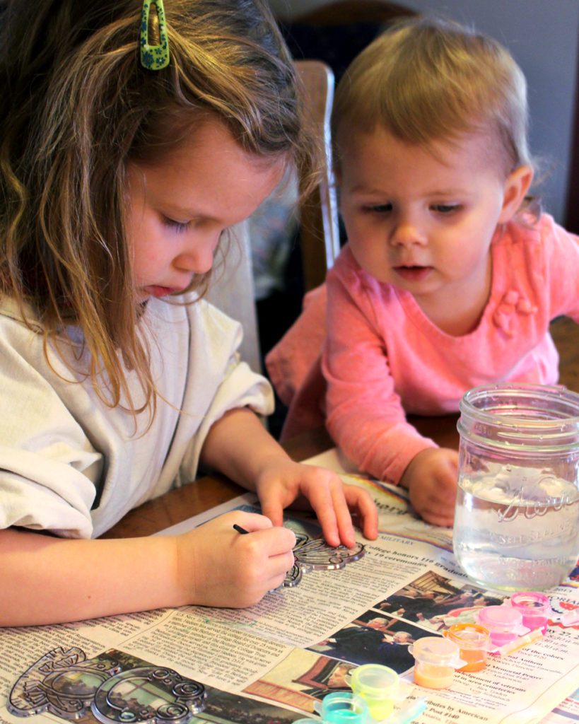 Colorful Painted Sun Catchers | Welcome To Nana's