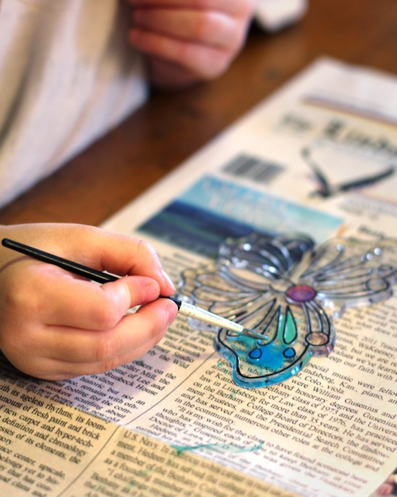 Colorful Painted Sun Catchers | Welcome To Nana's