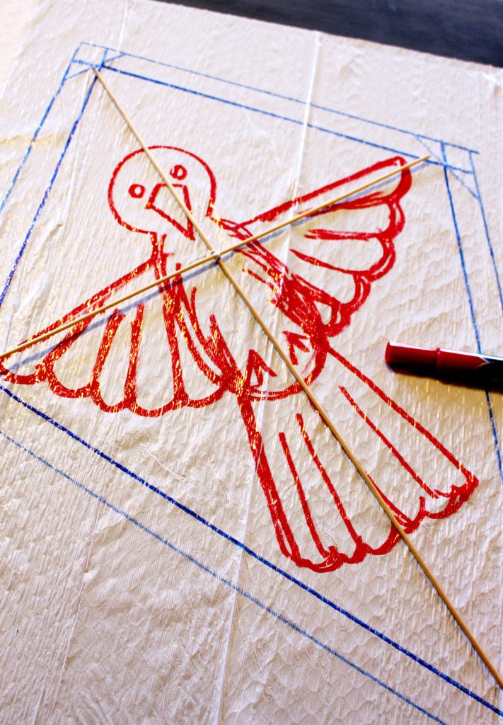 Make Your Own Diamond Shaped Kite | Welcome To Nana's