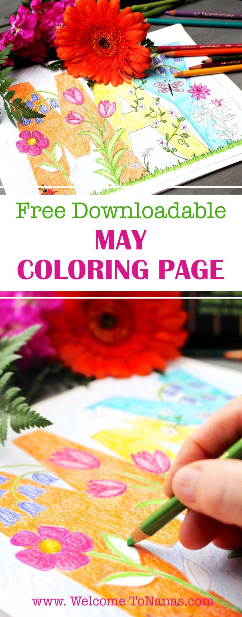 Free Merry Month of May Coloring Pages | Welcome To Nana's