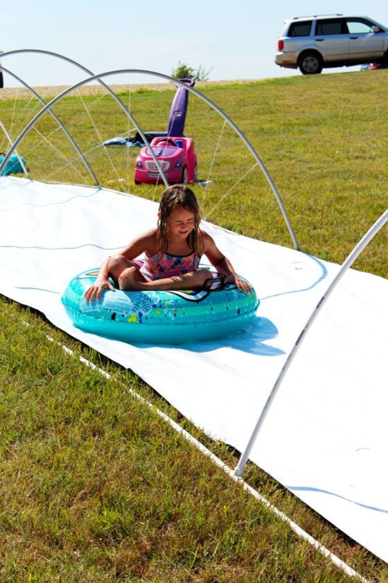 Amazing DIY Slip 'n Slide | Welcome To Nana's