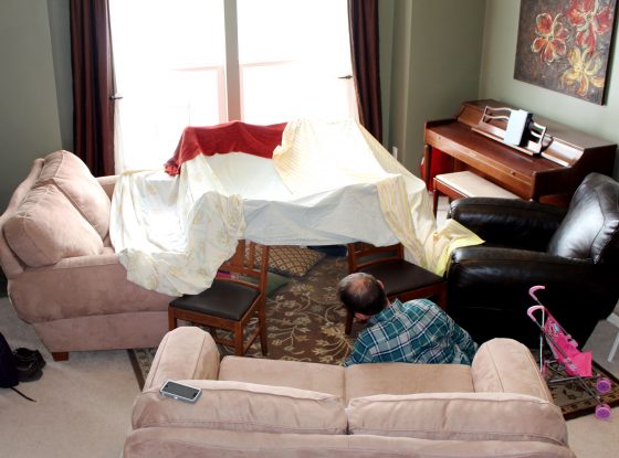 Build An Inside Epic Fort | Welcome To Nana's