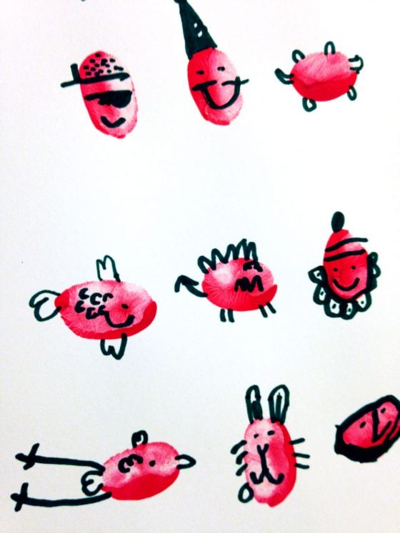 Fingerprint Art | Welcome To Nana's