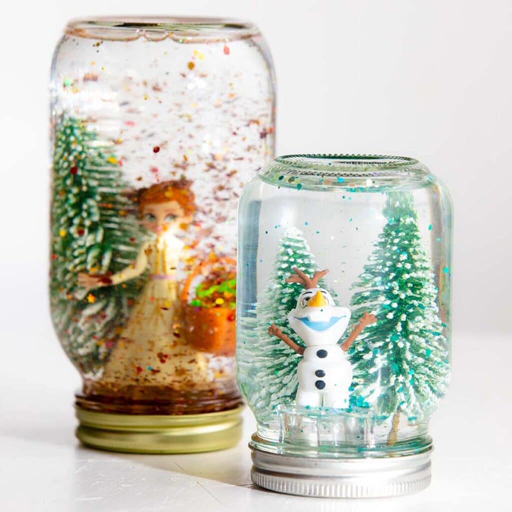 Mason Jar Snow Globe Craft | Welcome To Nana's