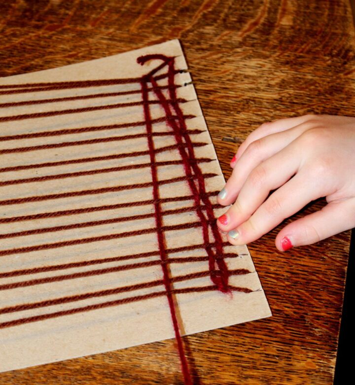 How to Make an Easy Weaving Loom | Welcome To Nana's