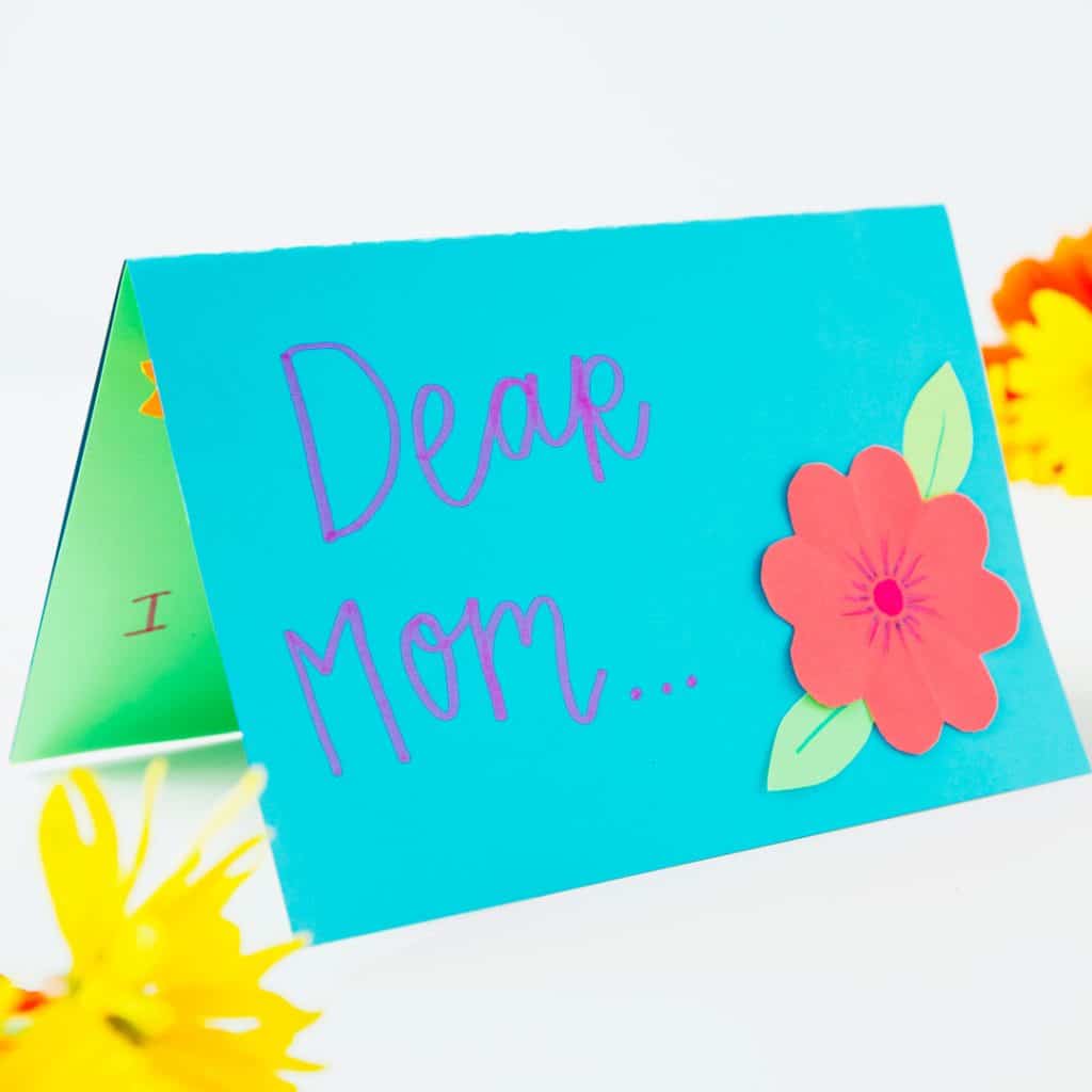 DIY Pop Up Card for Mom - Welcome To Nana's