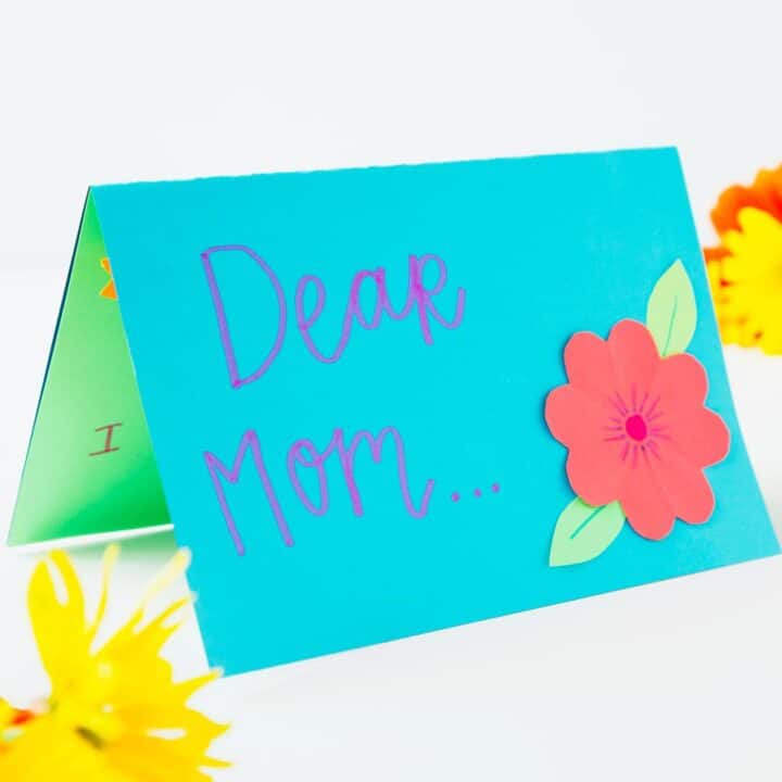 DIY Pop Up Card for Mom | Welcome To Nana's
