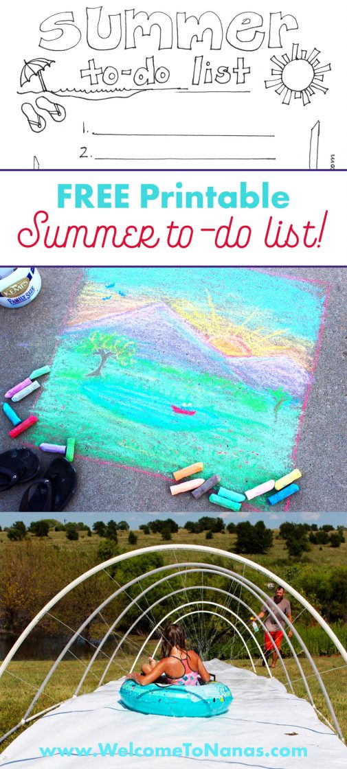 Making a Summer To-Do List | Welcome To Nana's