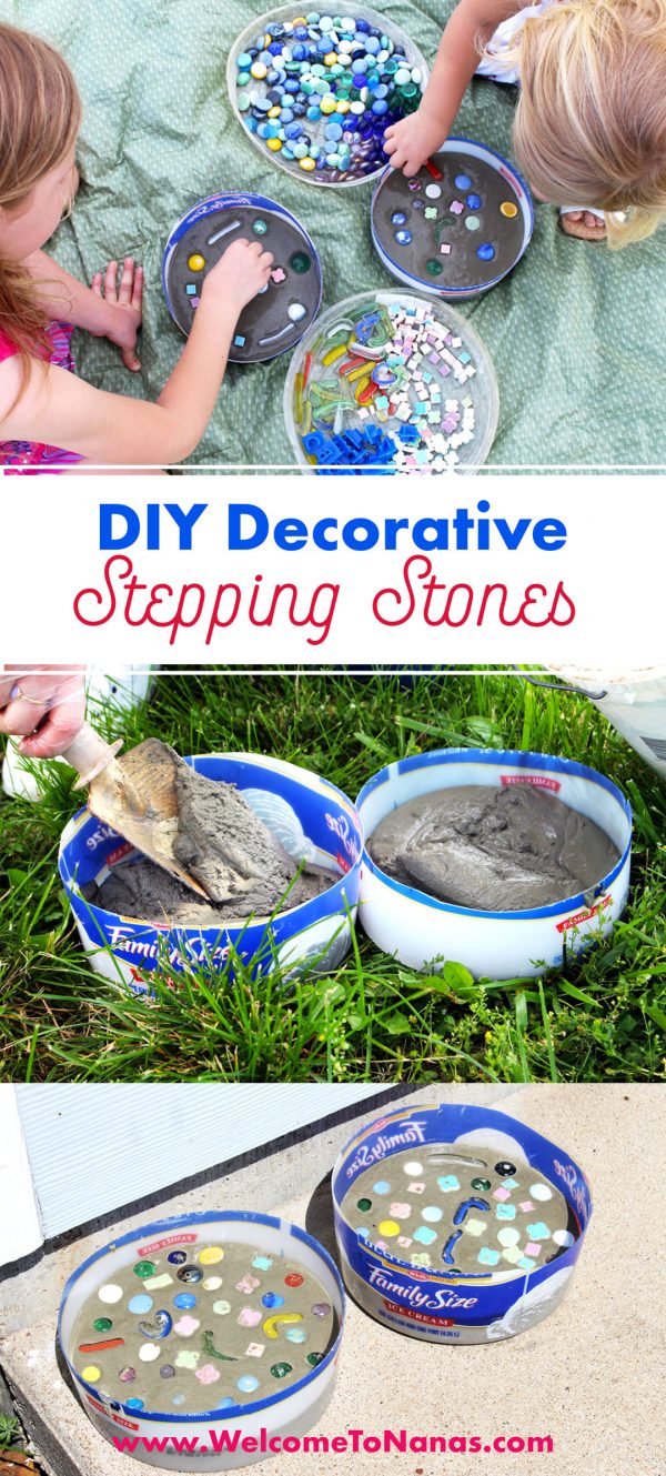 Make a Decorative Stepping Stone | Welcome To Nana's