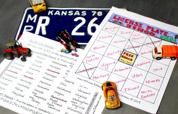License Plate Bingo Game | Welcome To Nana's