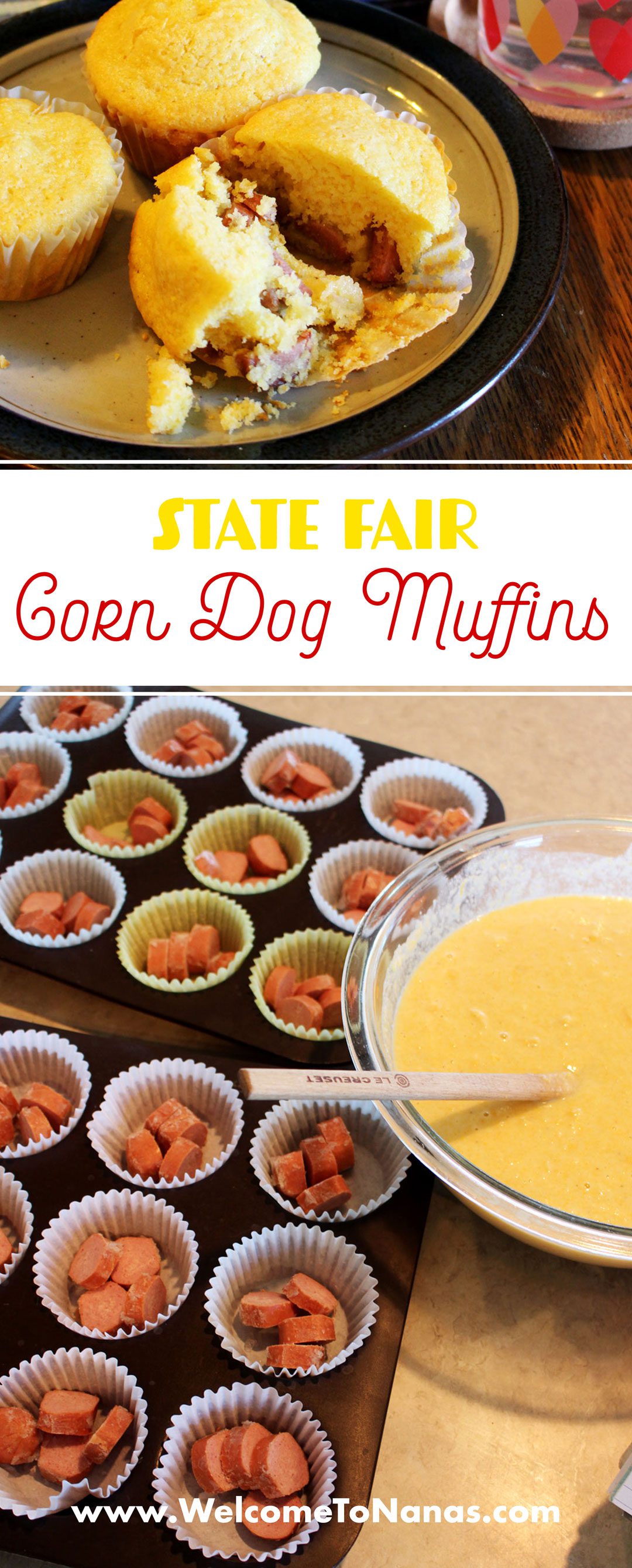 State Fair Mini Corn Dog Muffins - Welcome To Nana's