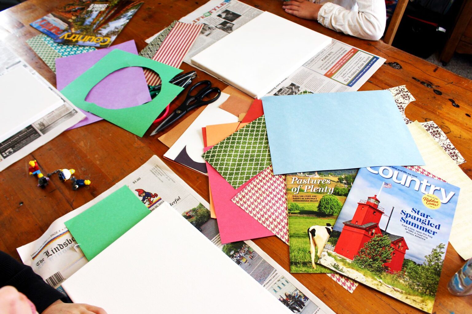 Torn Paper Mosaic Art | Welcome To Nana's