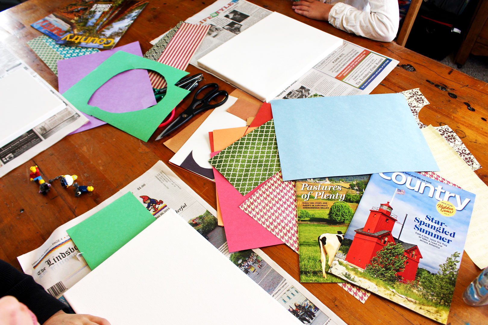 Torn Paper Mosaic Art | Welcome To Nana's