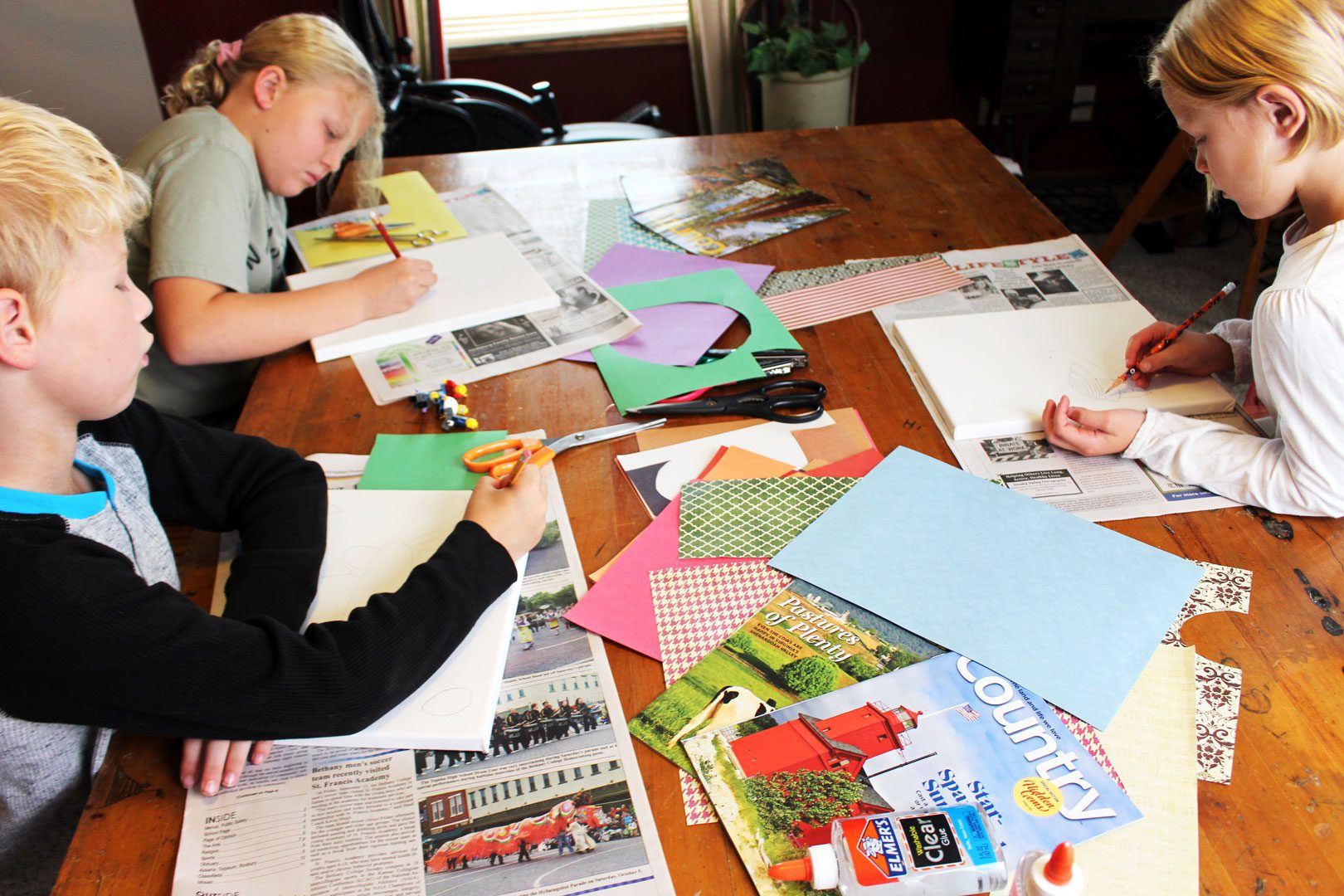 Torn Paper Mosaic Art | Welcome To Nana's