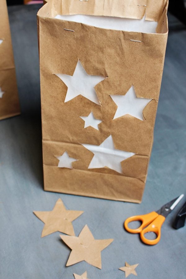Glowing Paper Bag Luminaries | Welcome To Nana's