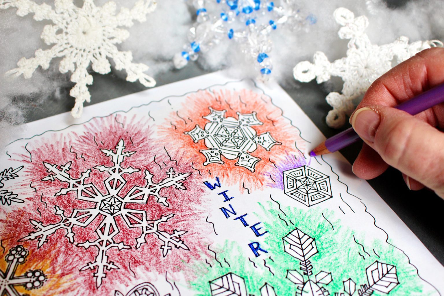 Snowflake Coloring Page Free | Welcome To Nana's