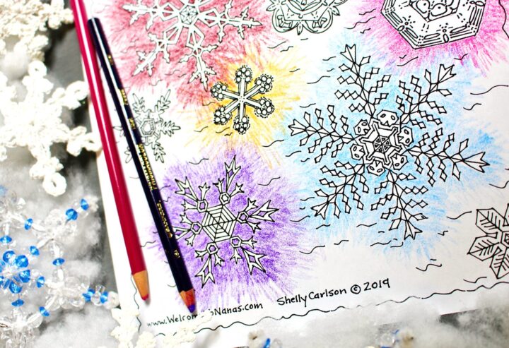 Snowflake Coloring Page Free | Welcome To Nana's