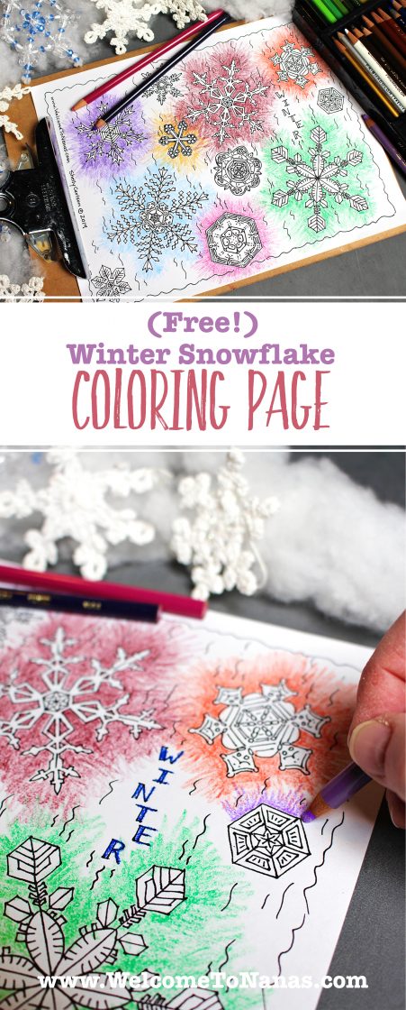 Snowflake Coloring Page Free | Welcome To Nana's