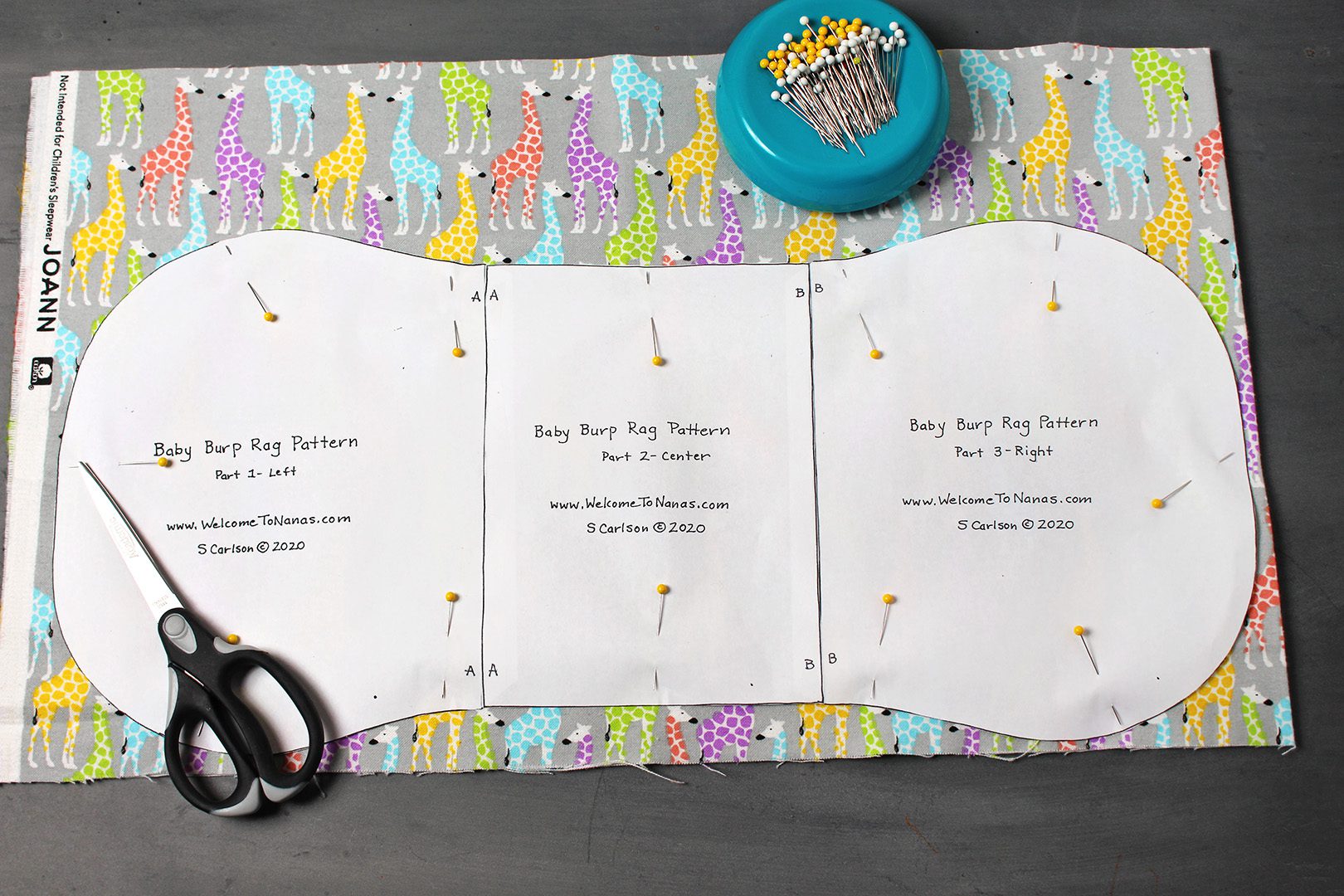 Homemade Baby Burp Cloths - Welcome To Nana's