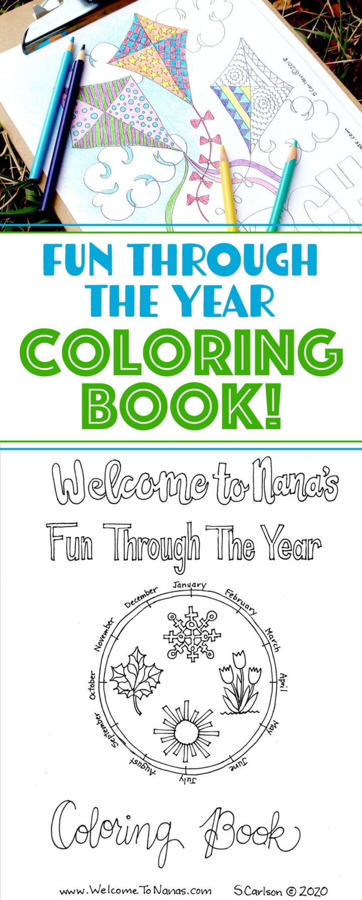 Fun Through the Year Coloring Book! | Welcome To Nana's