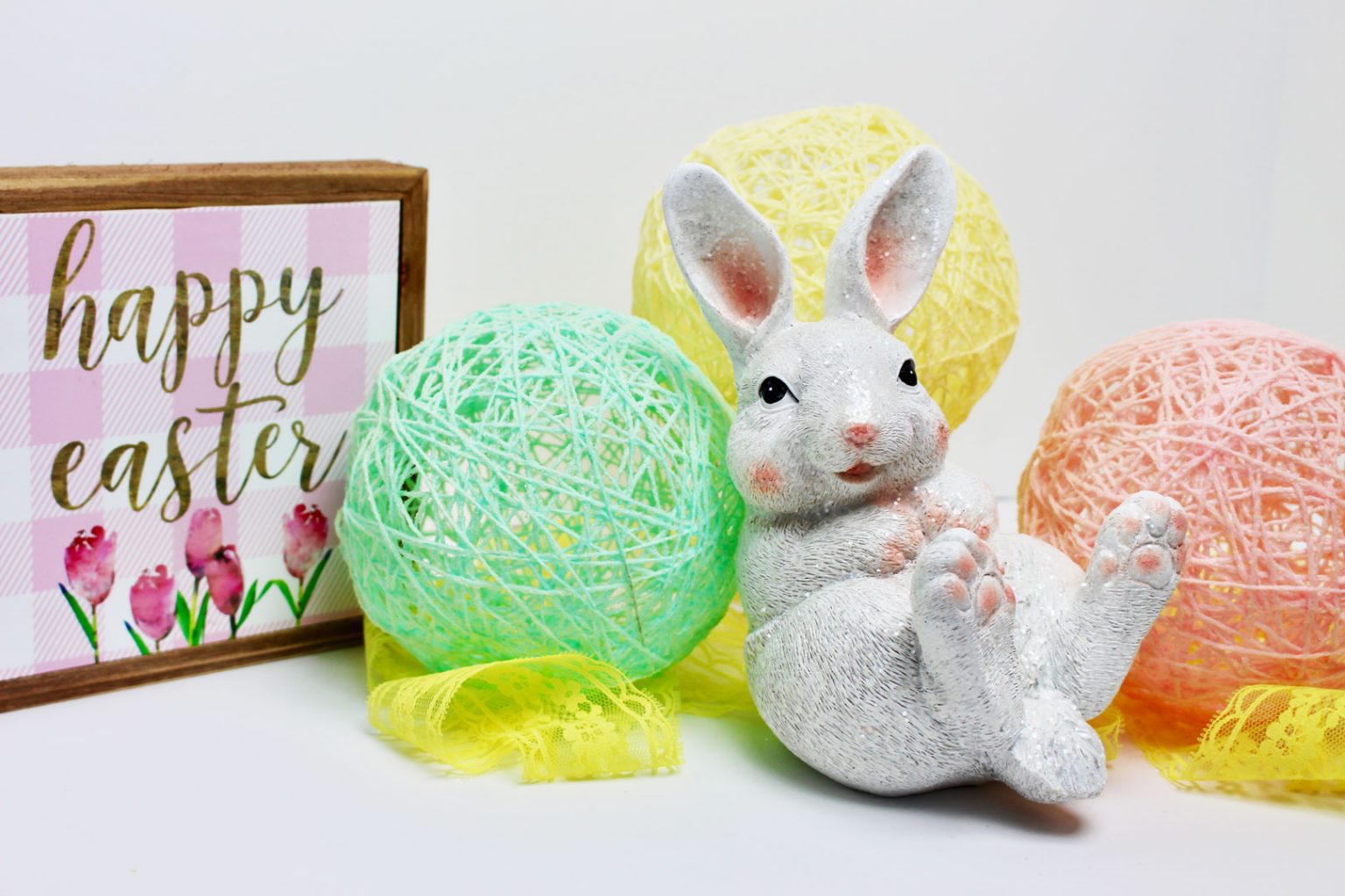 Easy To Make String Easter Eggs | Welcome To Nana's