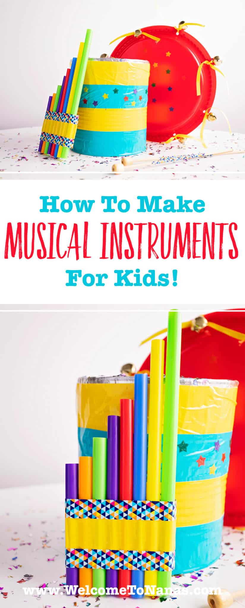 How to Make Musical Instruments for Kids | Welcome To Nana's