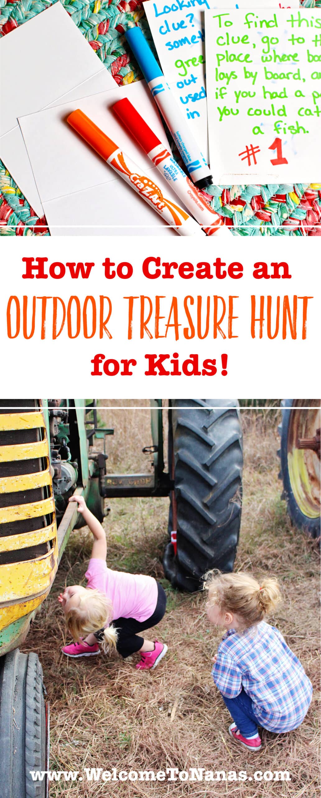 How to Make an Outdoor Scavenger Hunt for Kids | Welcome To Nana's