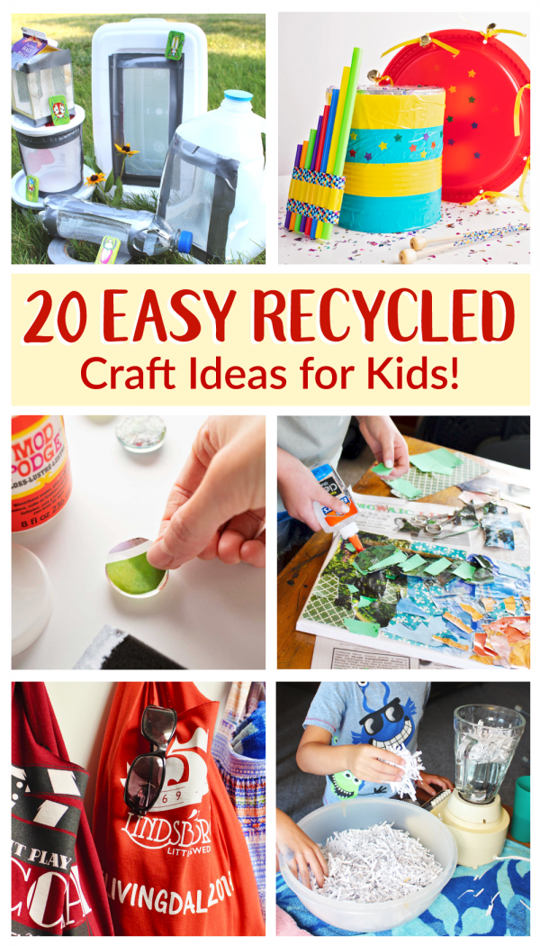 20 Easy Recycled Craft Ideas for Kids | Welcome To Nana's