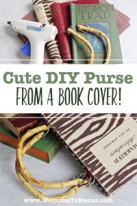 Cute DIY Purse from a Book Cover - Welcome To Nana's