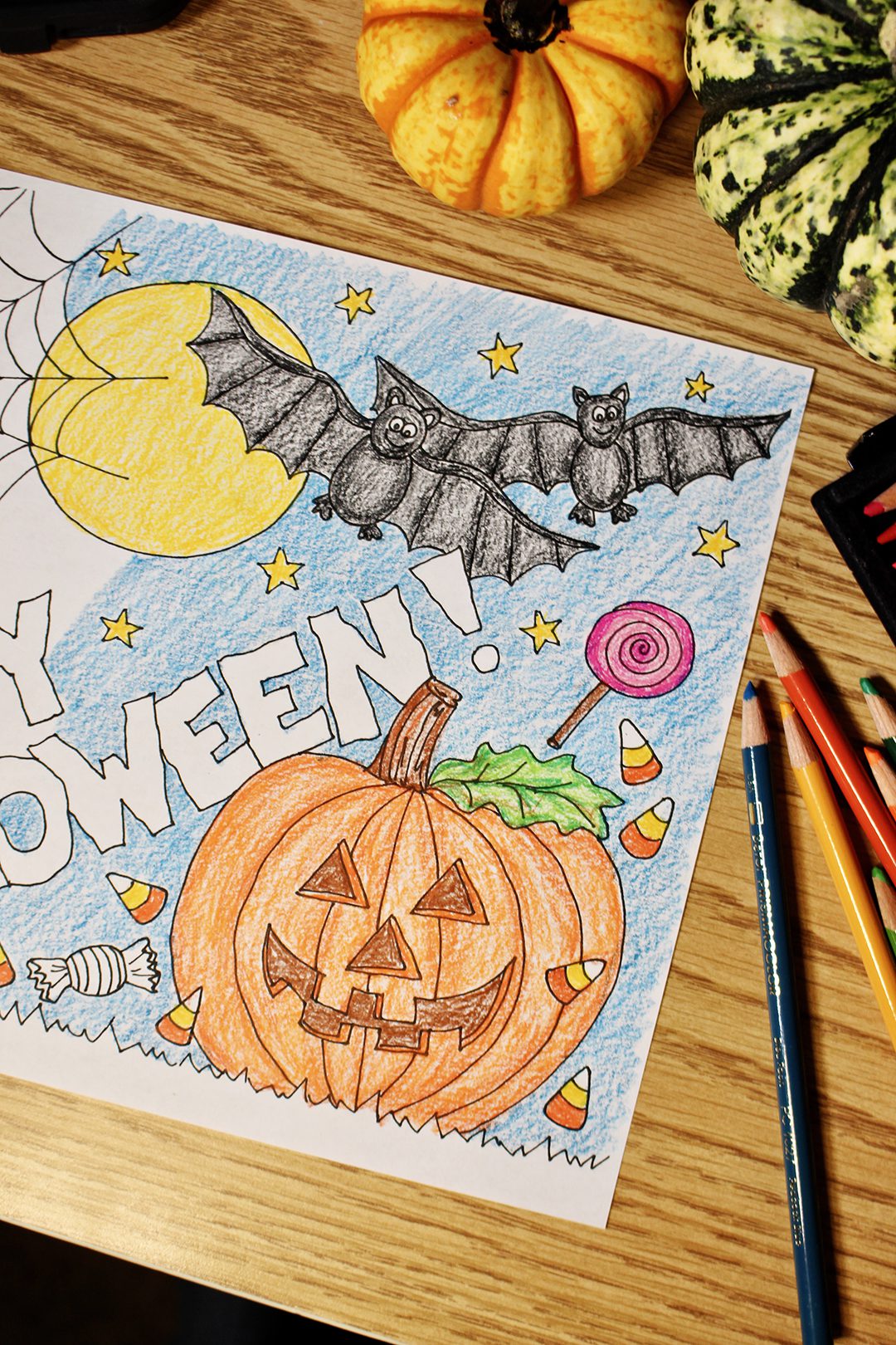 Happy Halloween Free Coloring Page | Welcome To Nana's