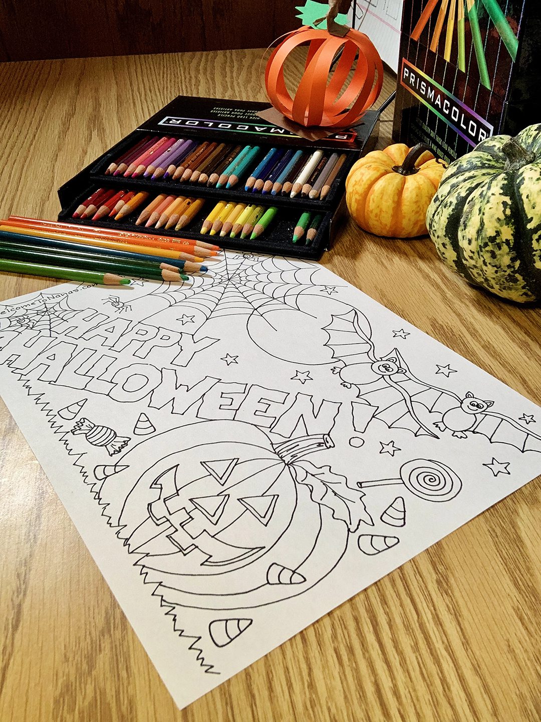 Happy Halloween Free Coloring Page | Welcome To Nana's