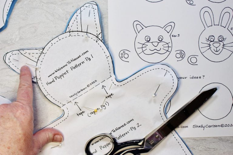 DIY Hand Puppets For Kids (Free Sewing Pattern!) | Welcome To Nana's