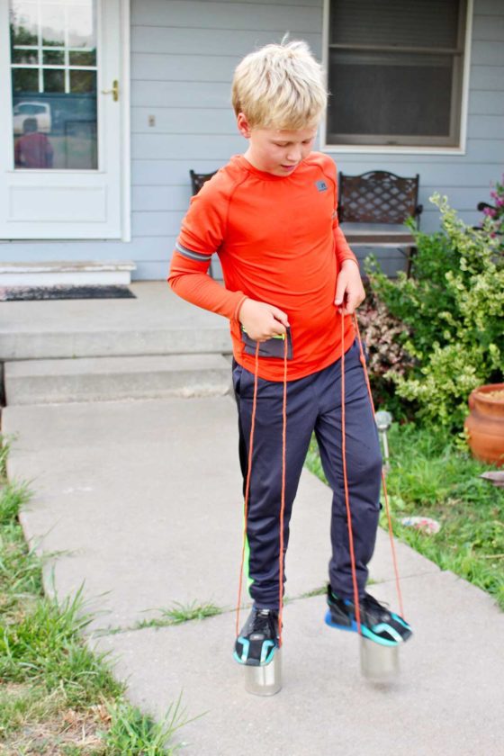 DIY Recycled Tin Can Stilts | Welcome To Nana's