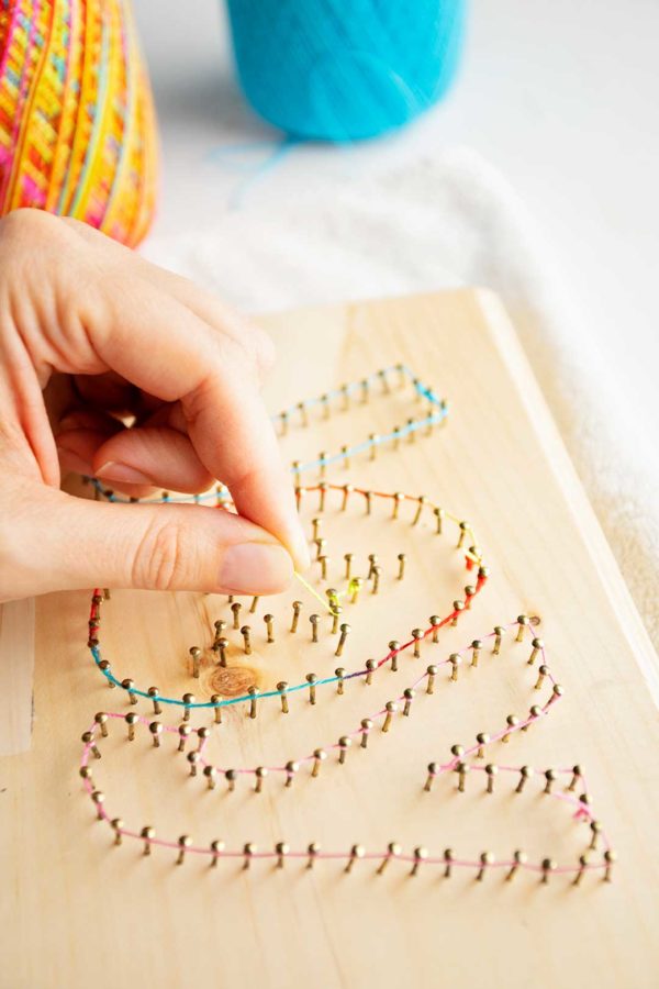 How to Make Simple String Art for Beginners | Welcome To Nana's