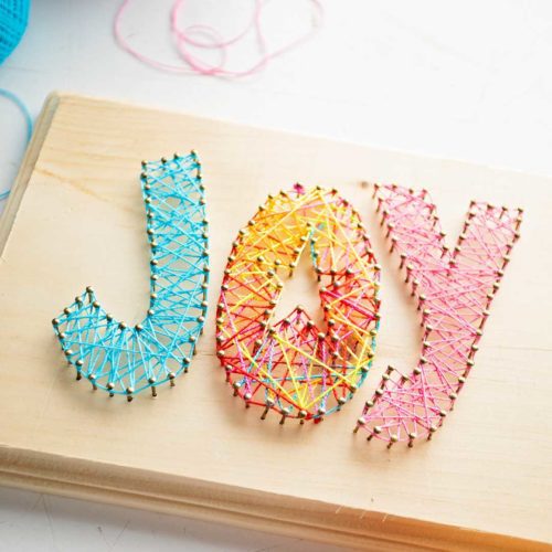 How to Make Simple String Art for Beginners | Welcome To Nana's