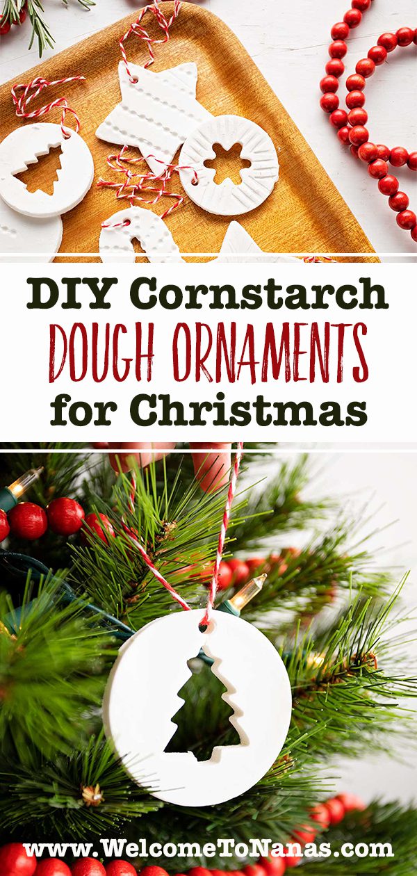 DIY Cornstarch Dough Ornaments for Christmas | Welcome To Nana's