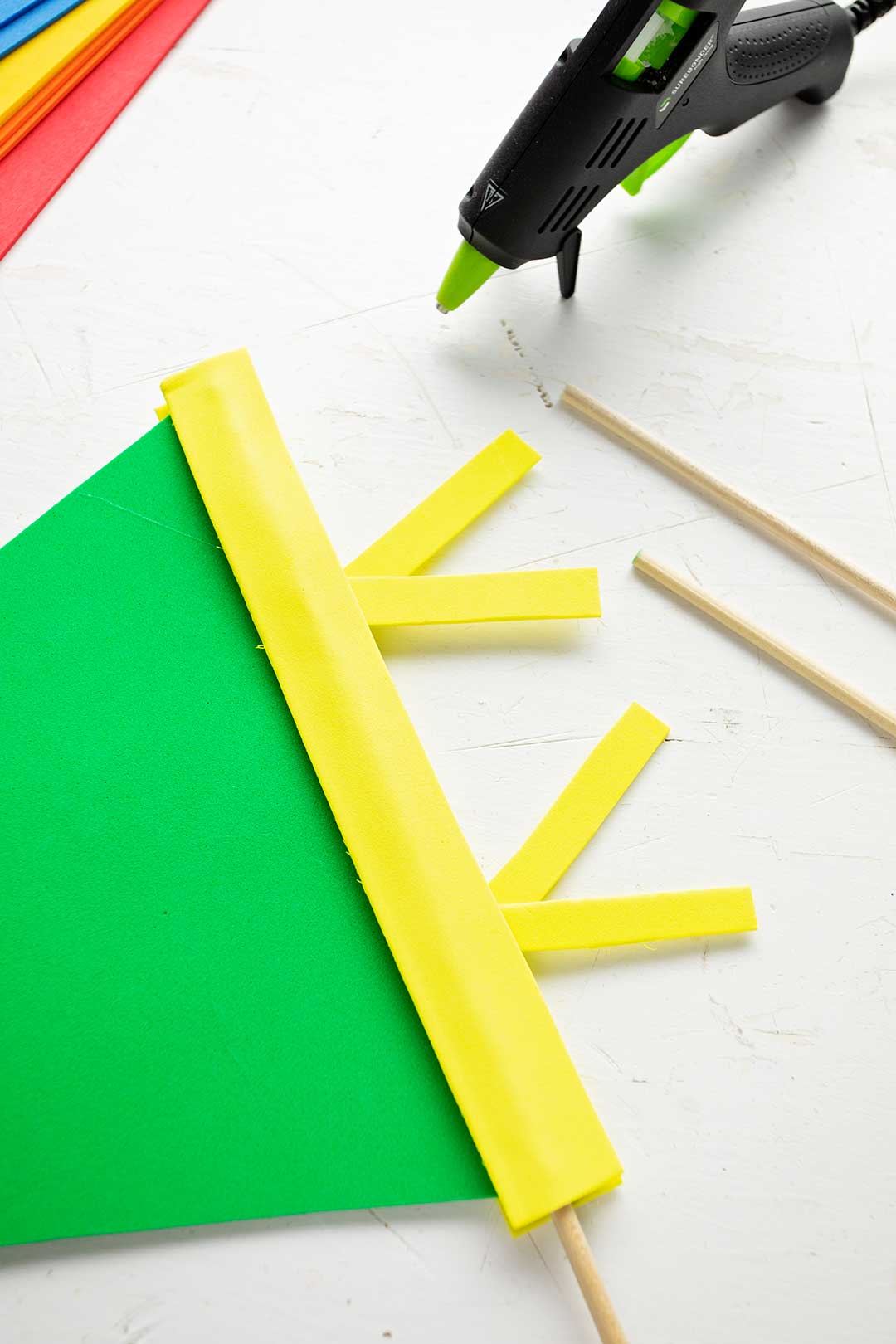 Make Your Own Fun Foam Pennants - Welcome To Nana's