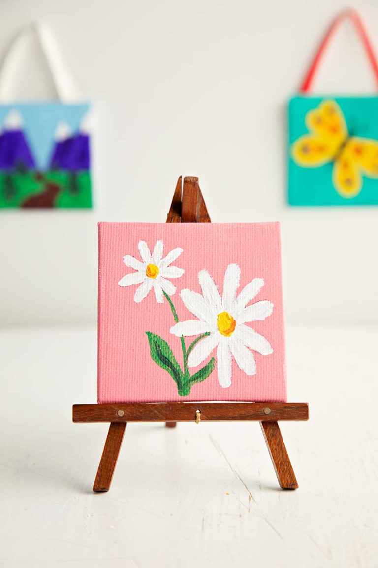 Tiny Canvas Painting Ideas Video | Welcome To Nana's