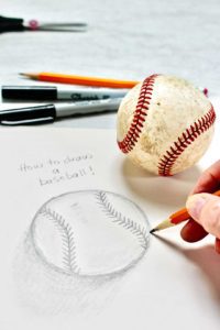 How to Draw a Baseball | Welcome To Nana's