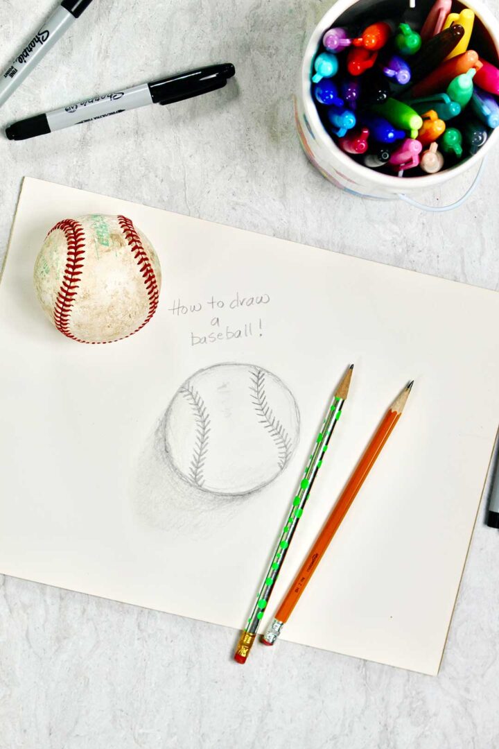 How to Draw a Baseball | Welcome To Nana's