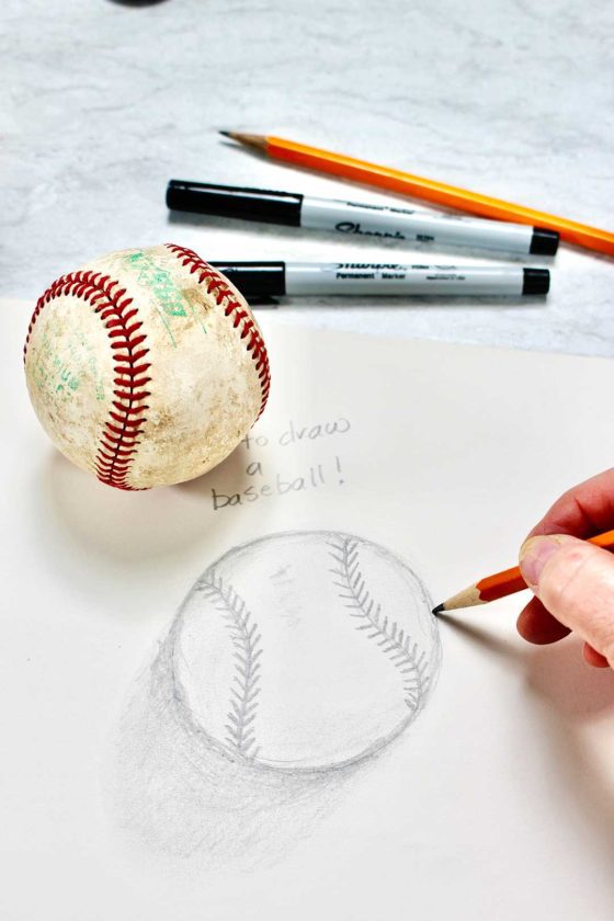 How to Draw a Baseball | Welcome To Nana's