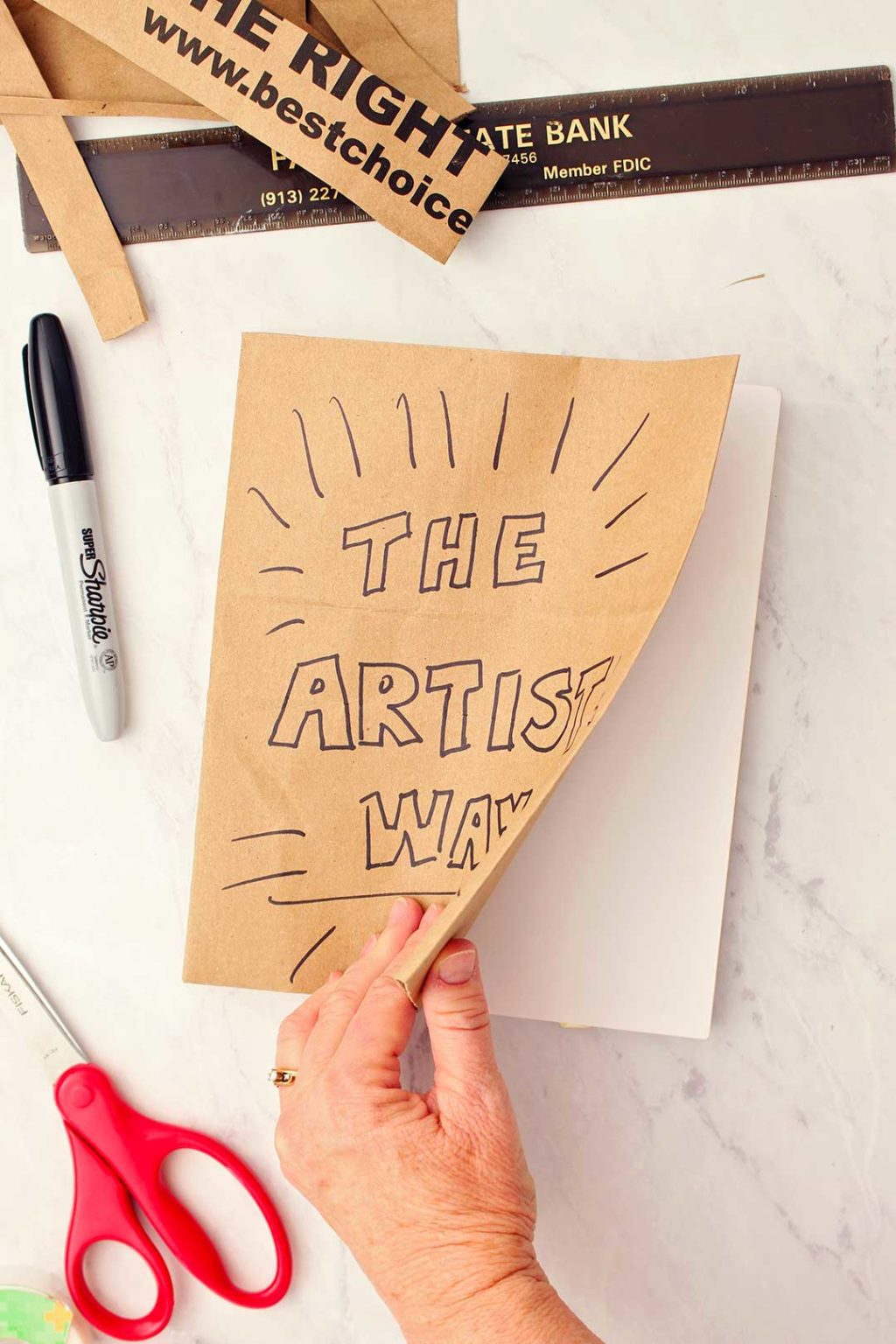 How to Make a Paper Bag Book Cover | Welcome To Nana's