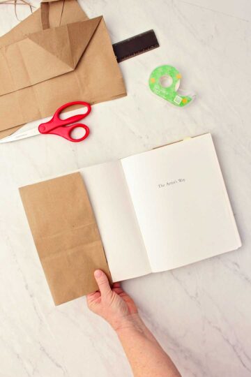How to Make a Paper Bag Book Cover | Welcome To Nana's