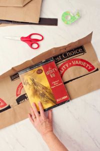 How to Make a Paper Bag Book Cover | Welcome To Nana's
