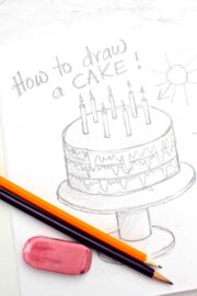 How to Draw a Cake | Welcome To Nana's