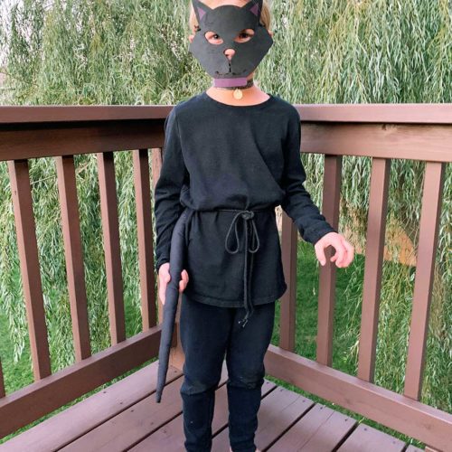 DIY Black Cat Halloween Costume | Welcome To Nana's