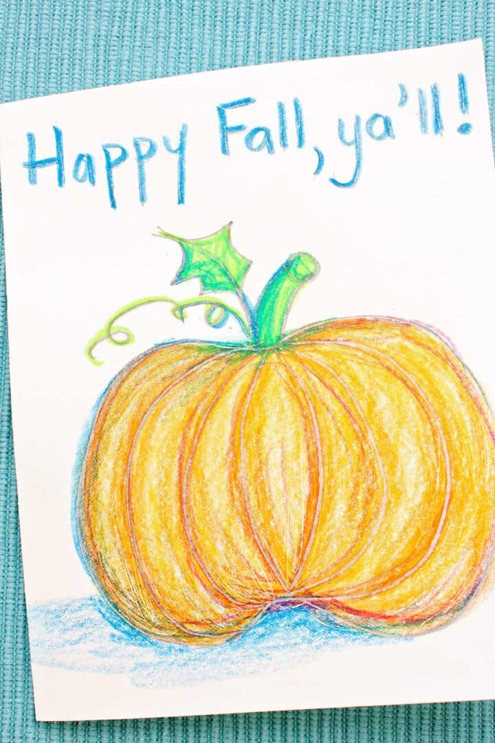 How to Color a Pumpkin | Welcome To Nana's