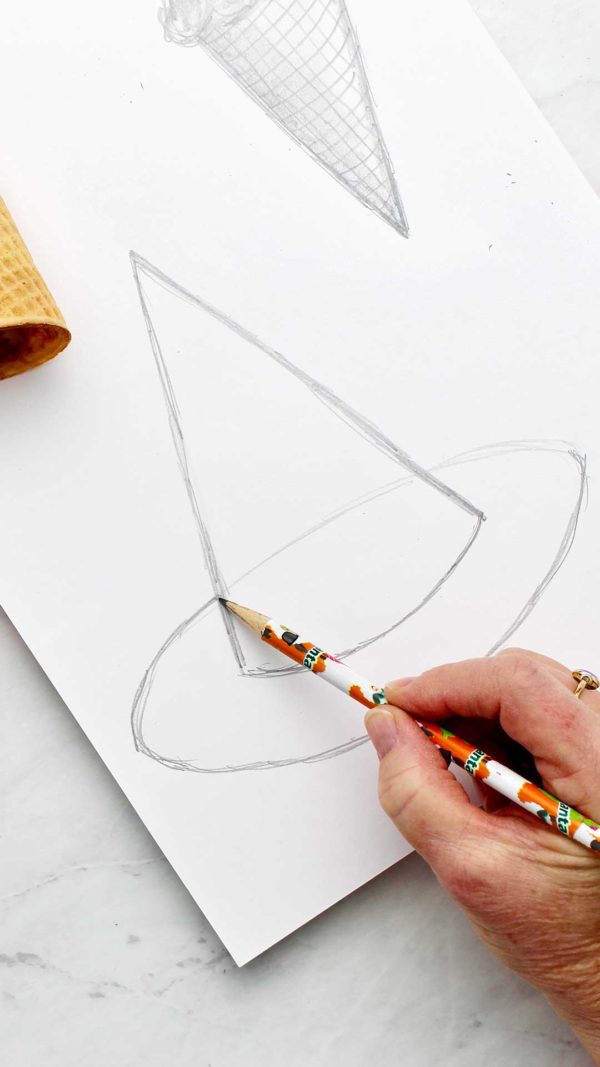 How to Draw Witch Hat (Witch Hat Drawing Tutorial) | Welcome To Nana's