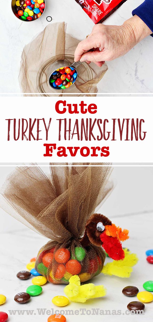 Cute Turkey Thanksgiving Gifts (Easy Table Favors!) | Welcome To Nana's