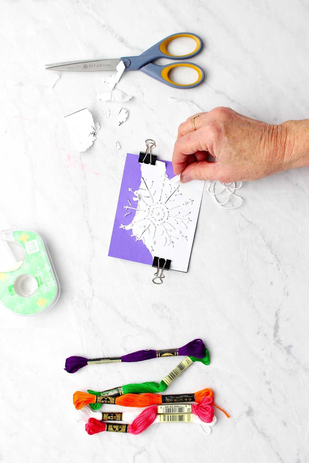 DIY Hand Embroidered Cards - Welcome To Nana's